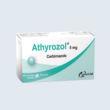 Athyrozol, Carbimazole 5mg traite l'hyperthyroïdie | Genericlab